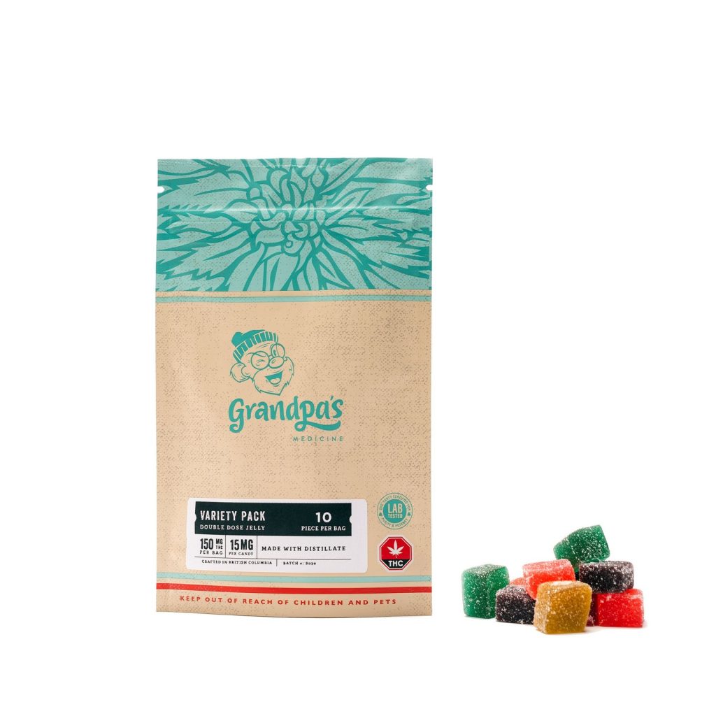 Grandpa’s Medicine THC Jellies – Balanced Relief